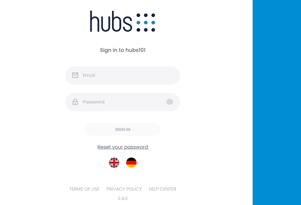 Attendees – First steps – Login Details – hubs101